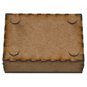 MDF Trinket Box Kit with Castellated Lid